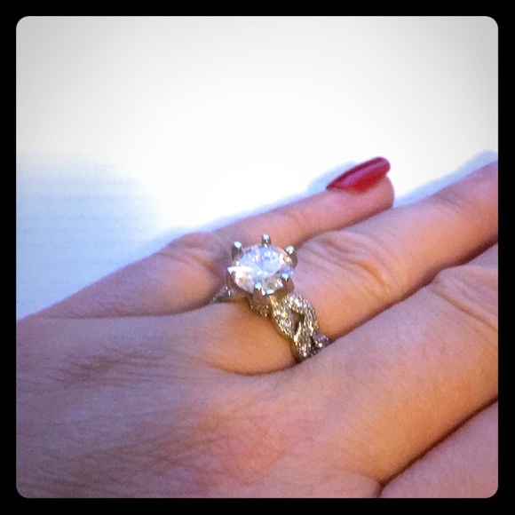 Jewelry | Beautiful Silver 925 Dominique Engagement Ring | Poshmark